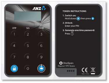 Token – ANZ Digital Services Help