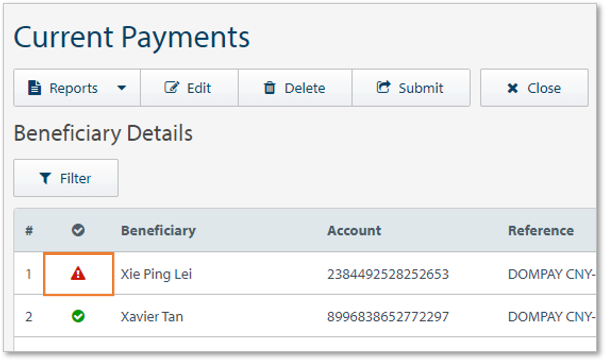 Payment Changes – ANZ Digital Services Help