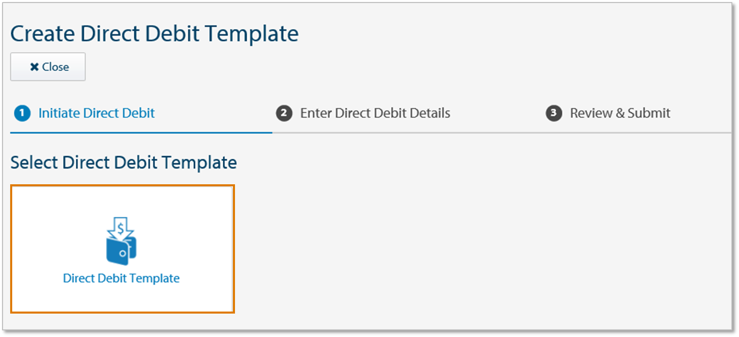 Create Direct Debit Template (Australia) – ANZ Digital Services Help