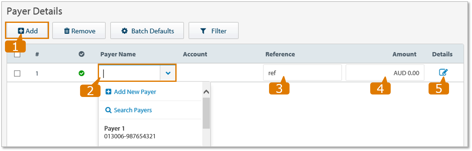 Create Direct Debit Template (Australia) – ANZ Digital Services Help