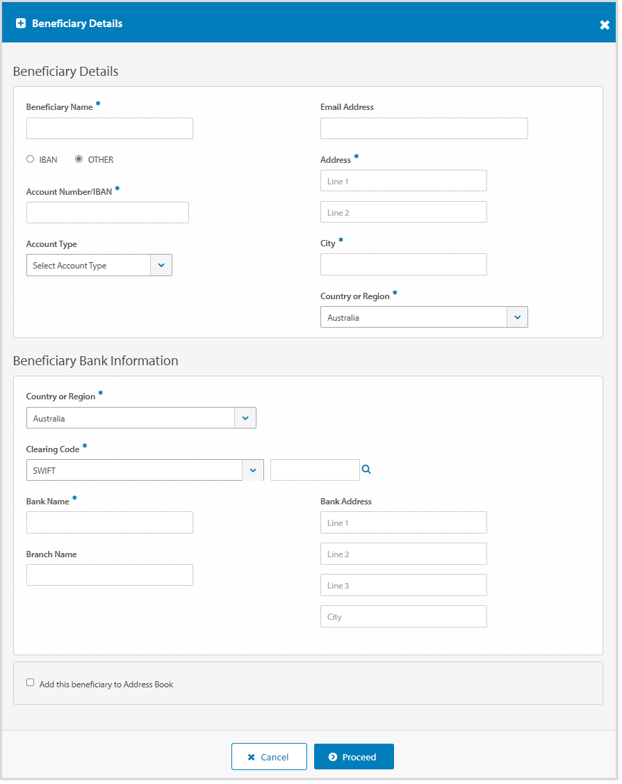 Create International Payment (Australia & New Zealand) – ANZ Digital ...