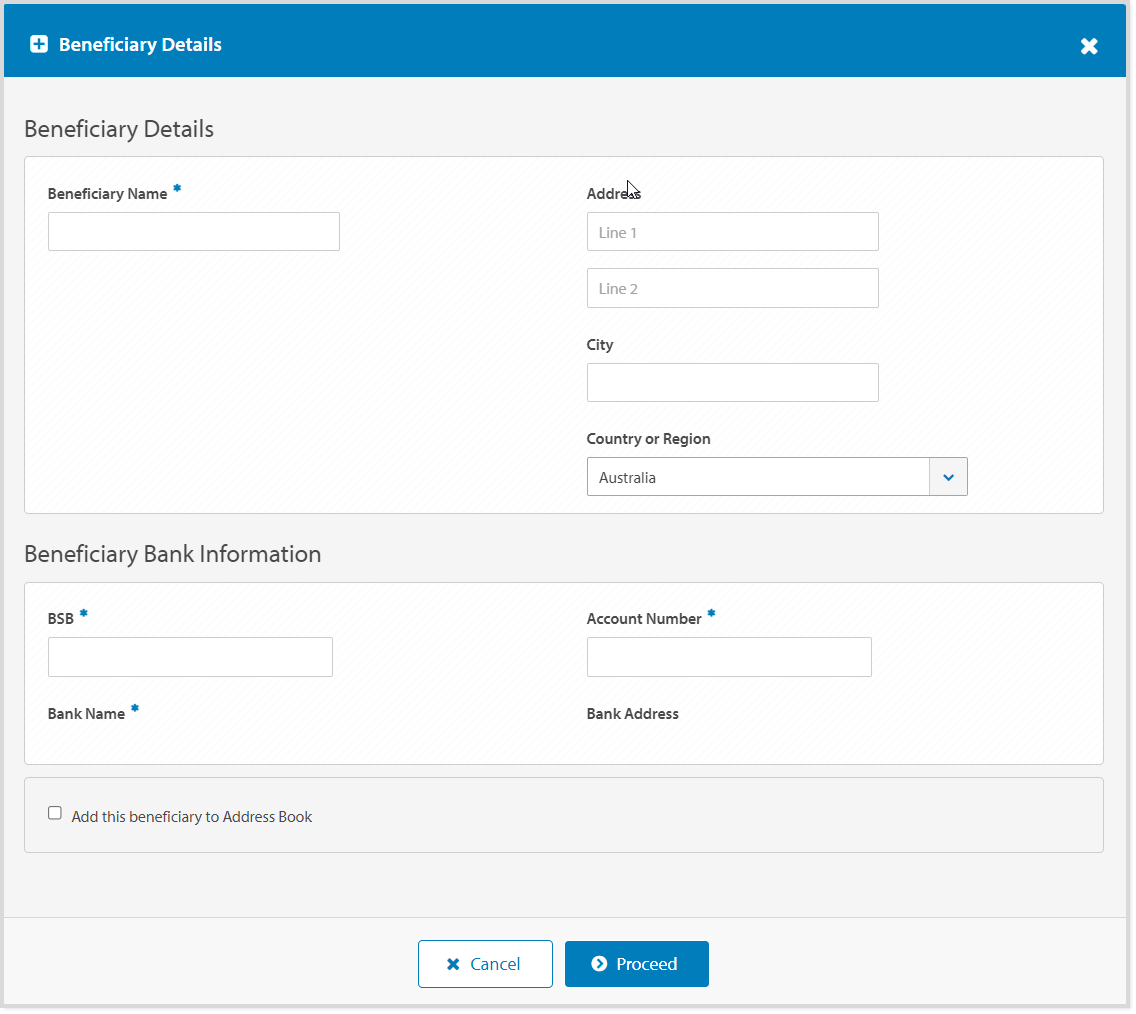 Create RTGS Payment (Australia) – ANZ Digital Services Help