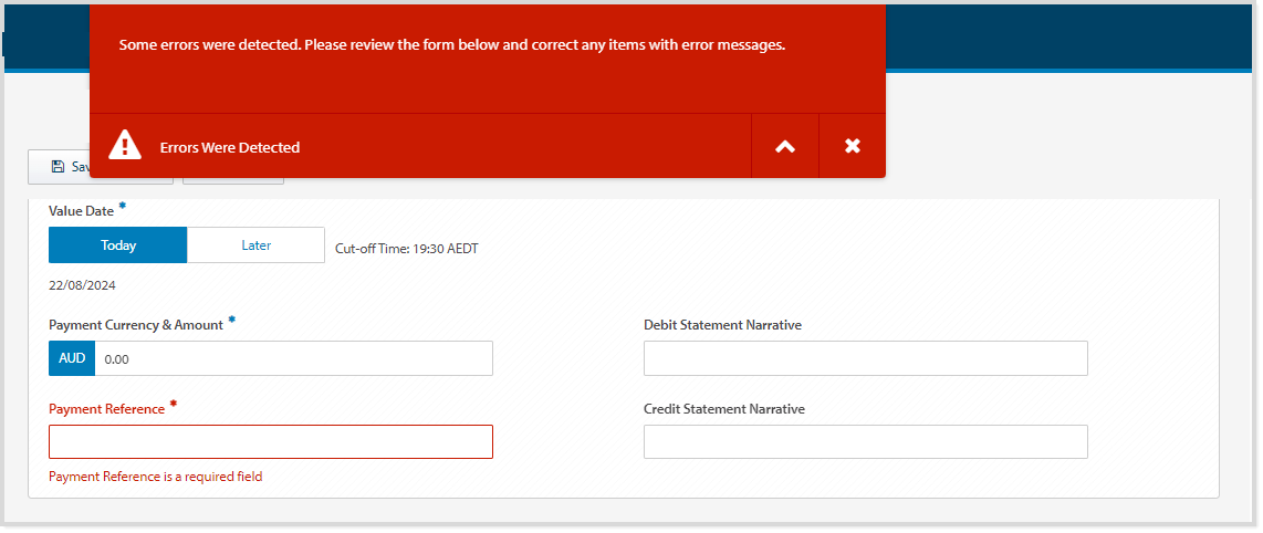 Create Account Transfer (Australia) – ANZ Digital Services Help