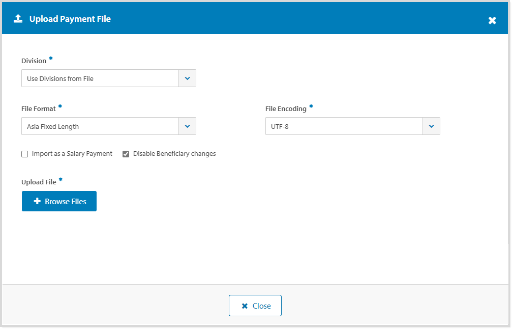 Use Payment File – ANZ Digital Services Help